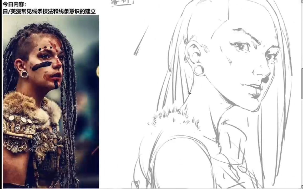 【漫画线条技法】 线条意识如何建立起来? 美漫、日漫等主流风格中...