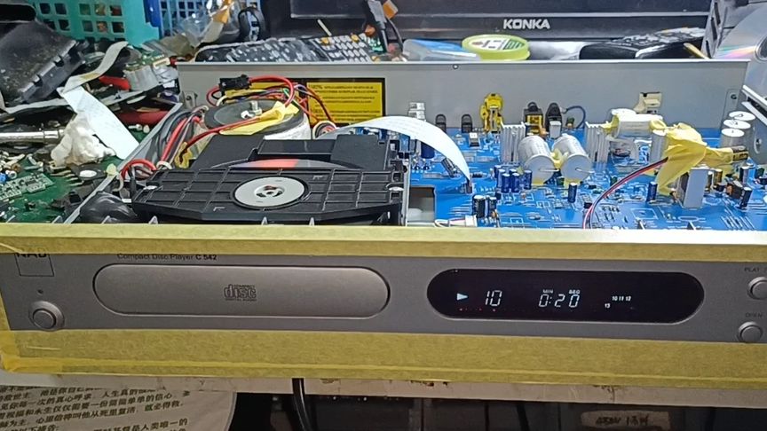 NAD CD机不读碟,无声维修