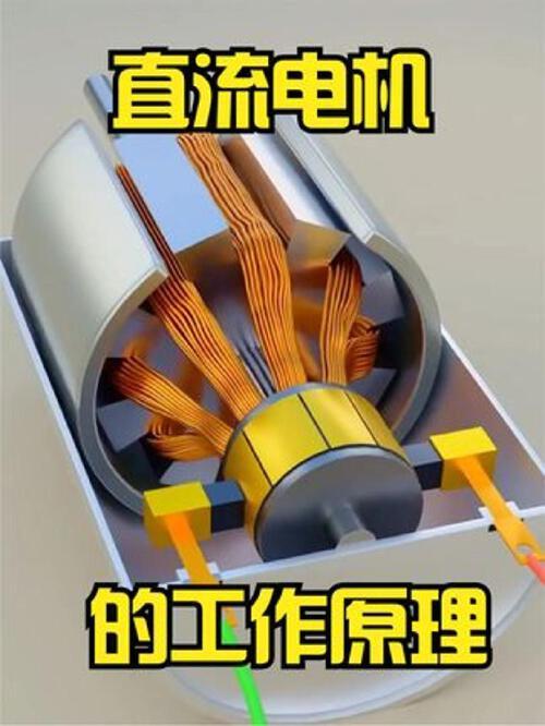 3D动画带你剖析直流电机的工作原理