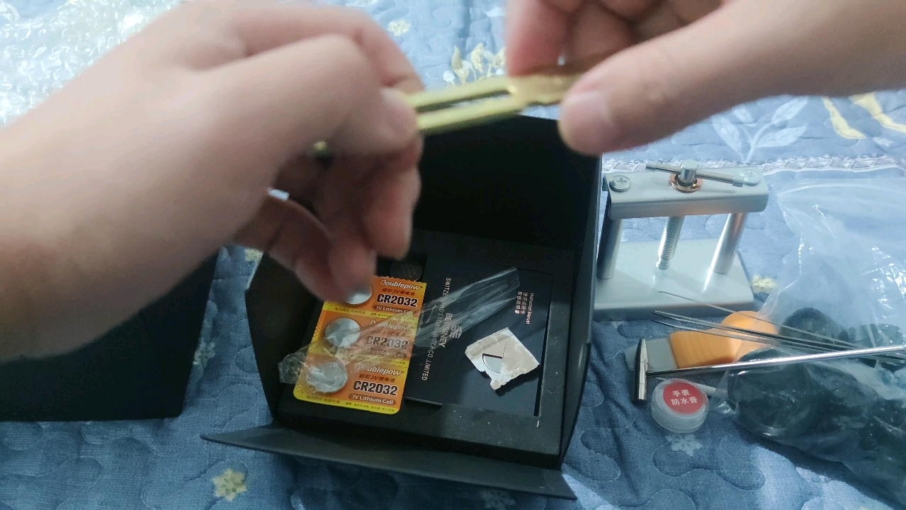 手表钢带拆带器手表链截带器新手维修工具调表器拆卸表带修表套装