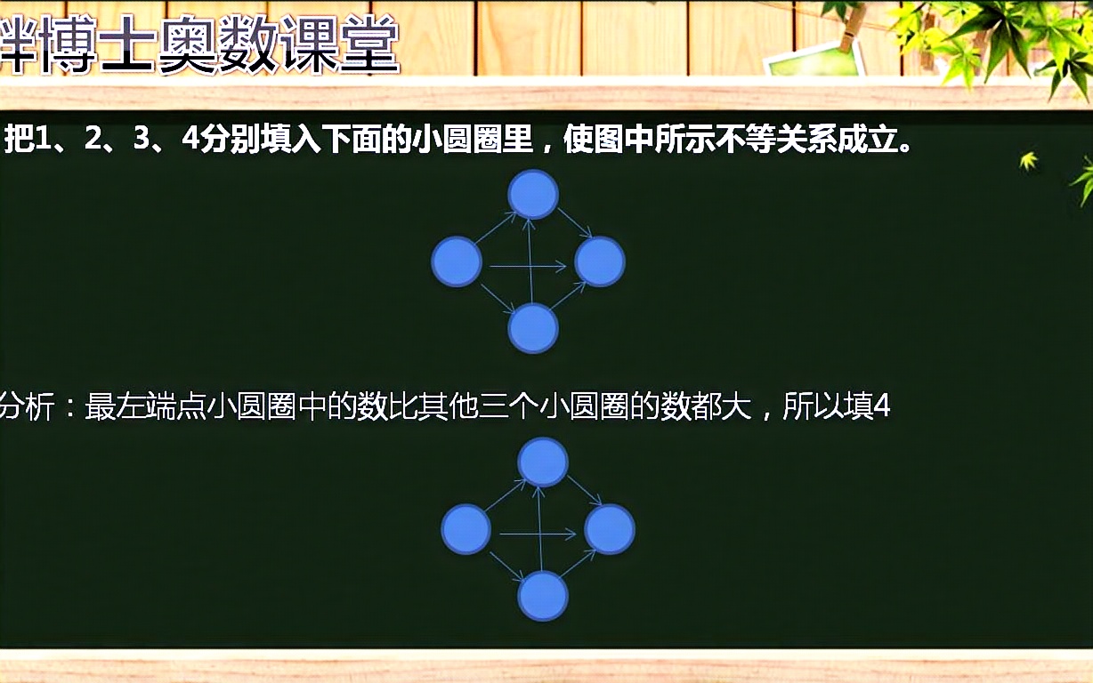 胖博士奥数课堂20180522(一年级)排序游戏视频讲解