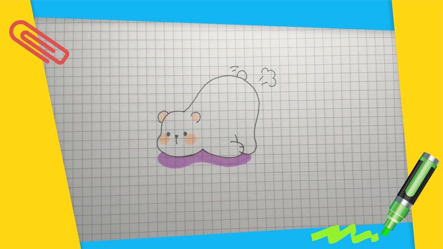 小熊简笔画怎么画