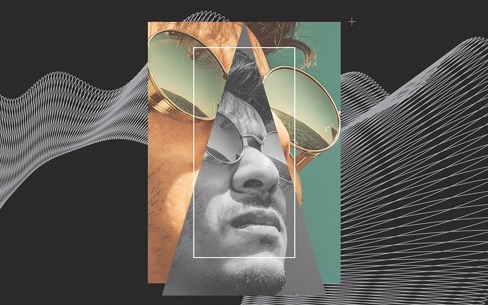 PS现代时尚几何海报设计