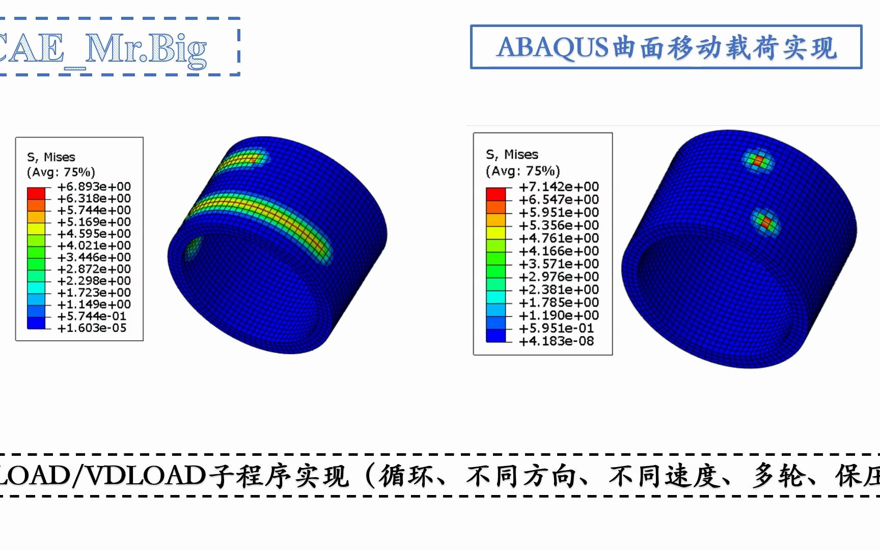 ABAQUS实现曲面移动载荷