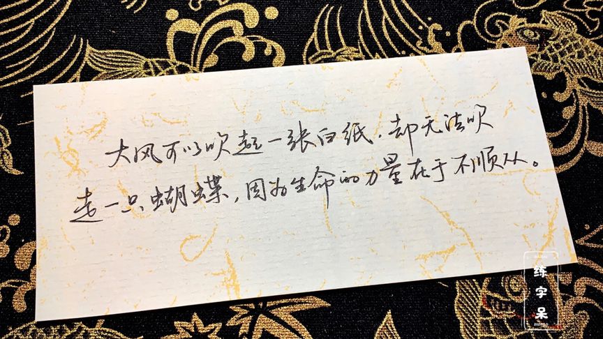 中性笔手写,日常考试、笔记字体。
