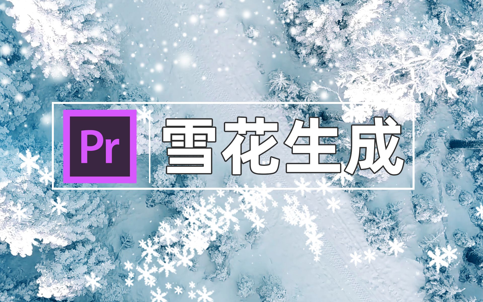 【PR教程】用PR制作雪花效果,漫天飞雪极致唯美