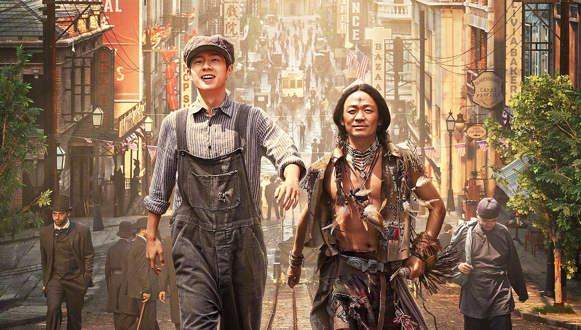 唐探系列前传!王宝强+刘昊然《唐探1900》预告的预告,定档2025大年...