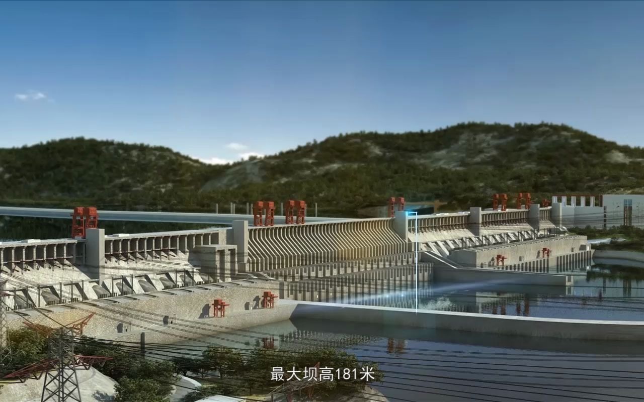 三峡大坝动画