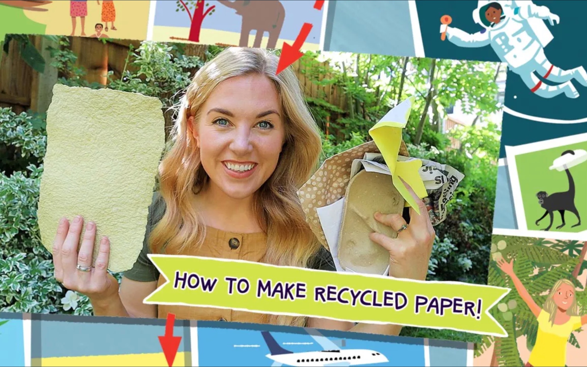 【Maddie Moate】如何制作可回收纸张 How to make recycled paper