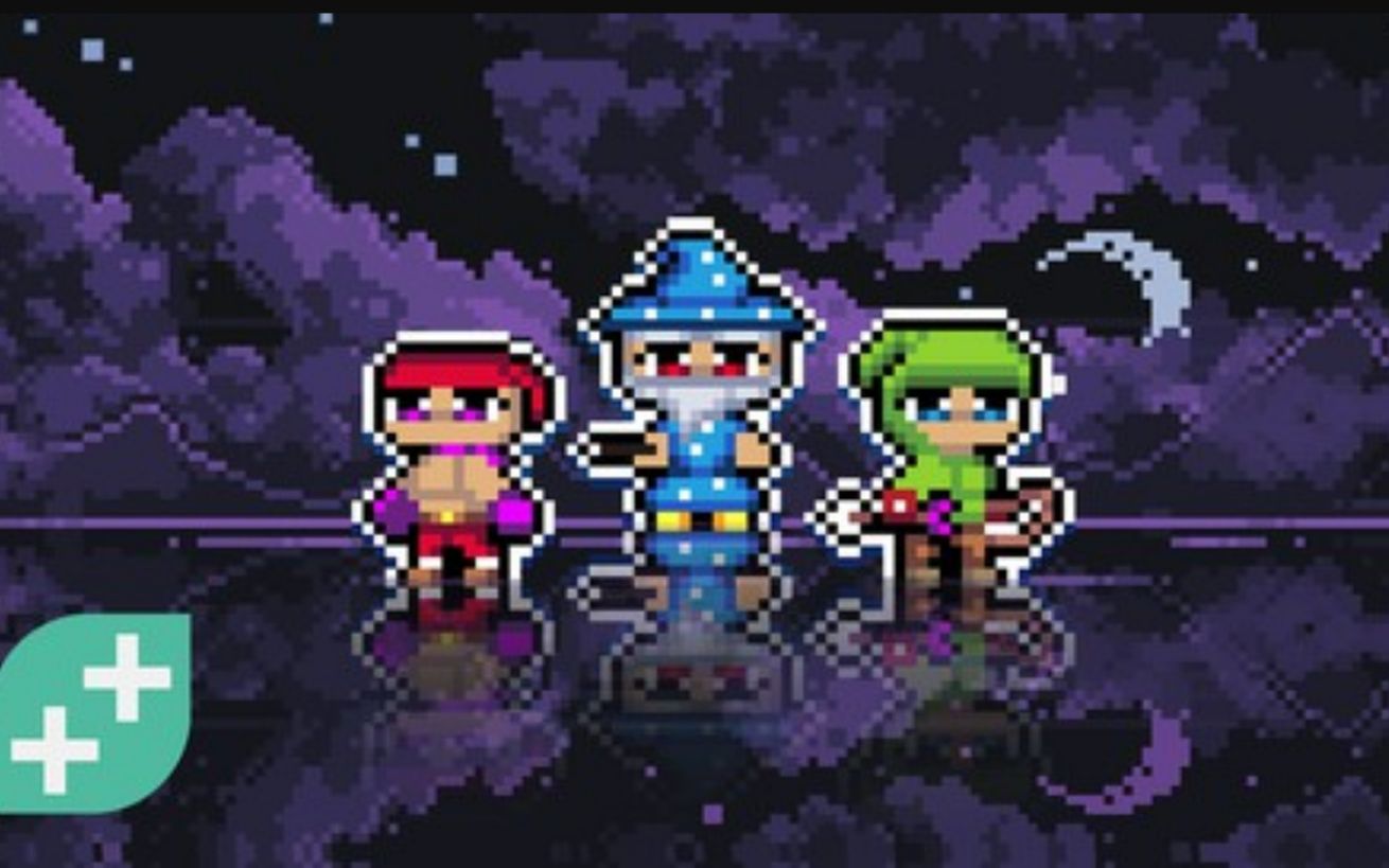 2D像素游戏人物角色设计与动画制作视频教程 RRCG