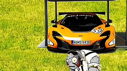 僵尸巨人被汽车压