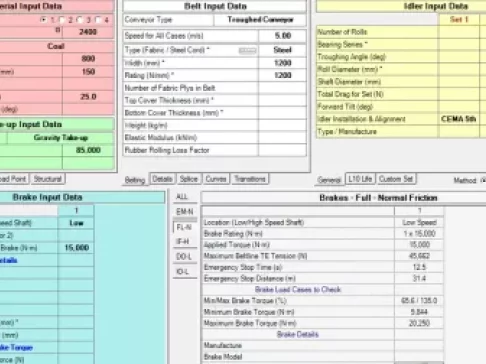 Sidewinder皮带机设计软件教程-09b-New Brake Features