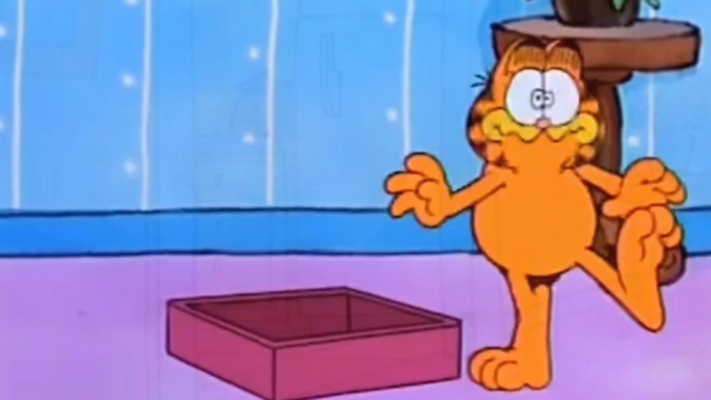 儿时经典动画片《加菲猫》