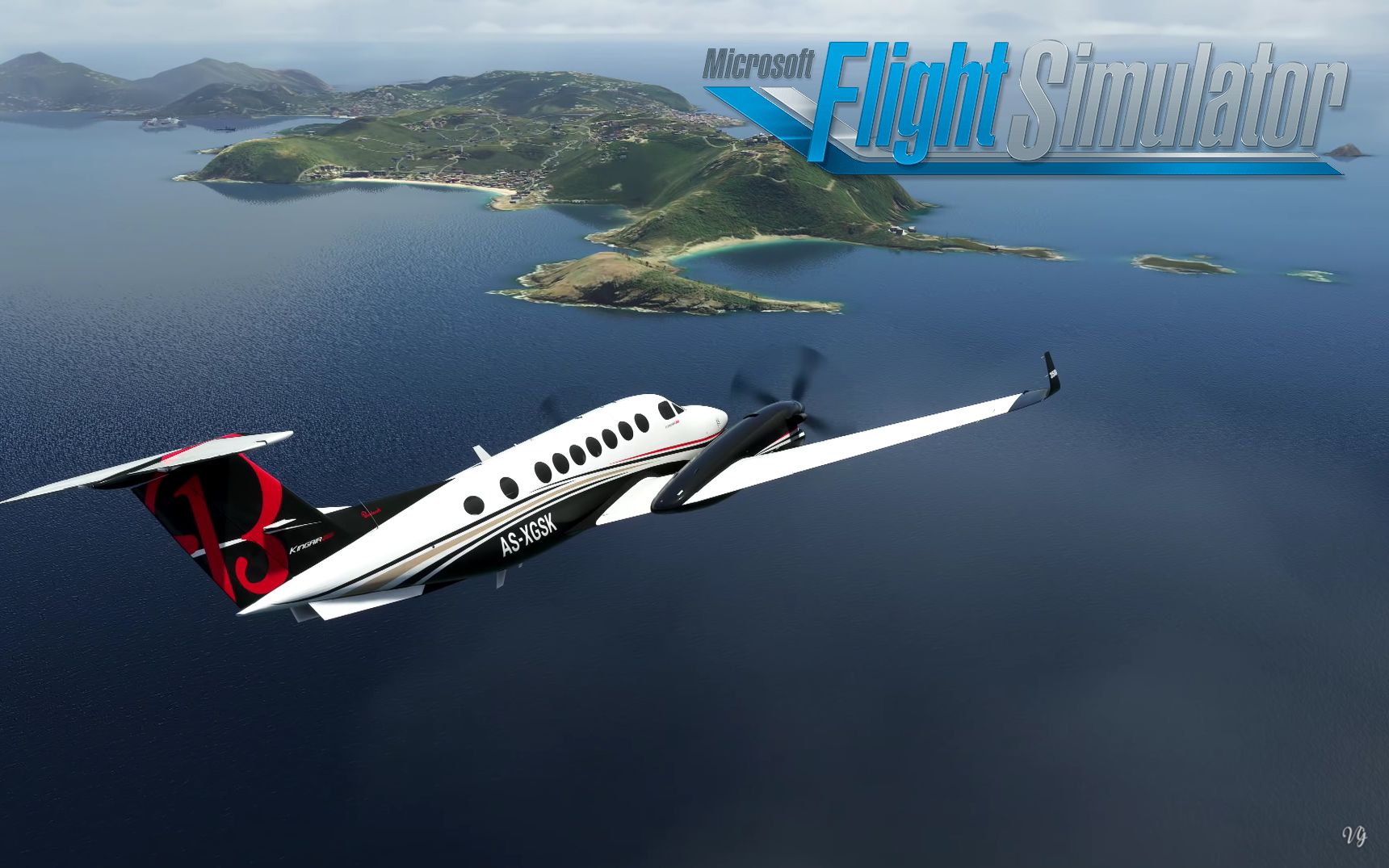 微软模拟飞行2020 - 圣巴托洛缪岛机场起降,显示设置Ultra 4K画质