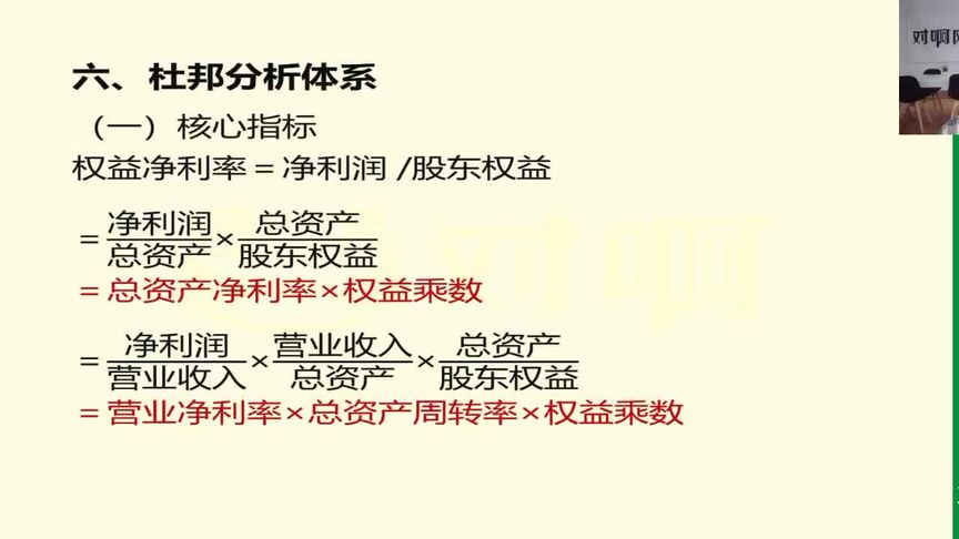 杜邦分析体系VS局限性#划重点