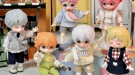 超软萌NAGI兽仔幼稚园系列盲盒可动人偶