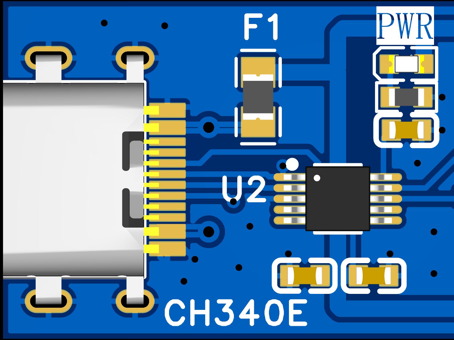 STC51单片机下载器-CH340E(带防倒灌功能) 原理图绘制