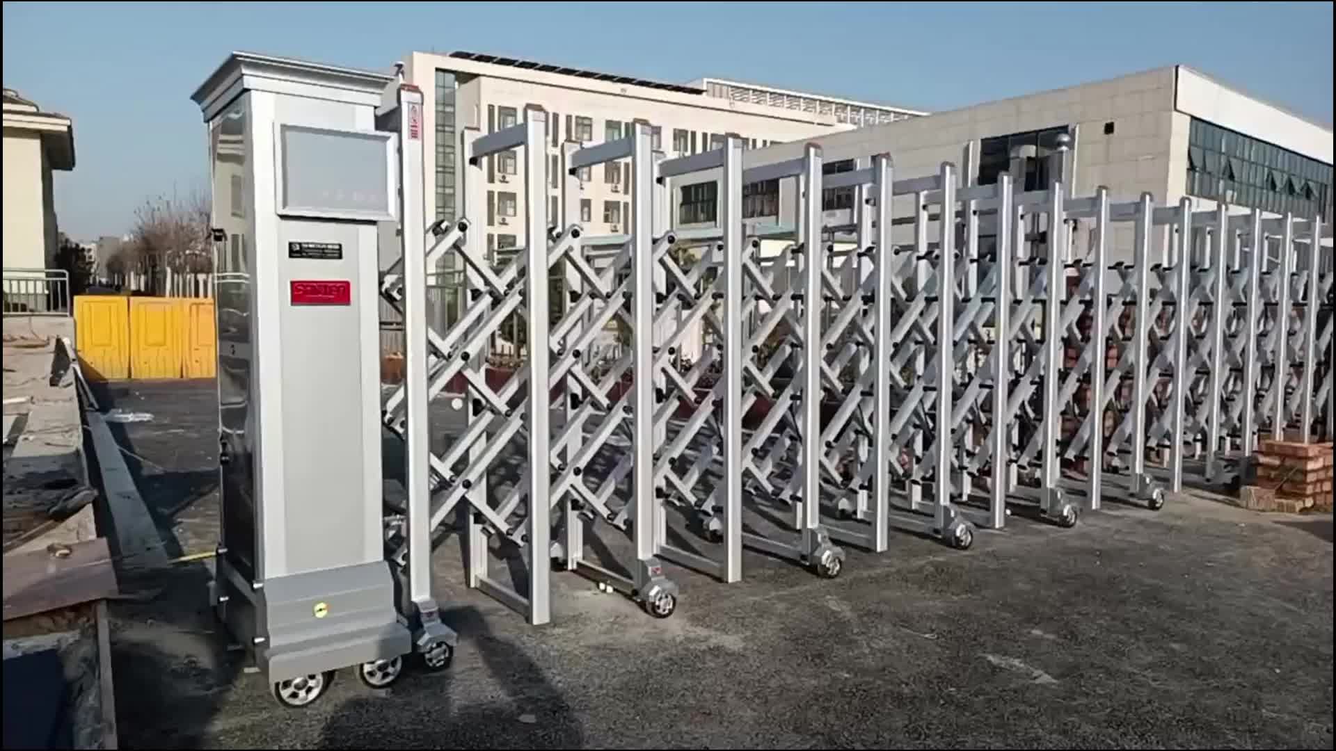 广西北海 推拉门 大型伸缩门 电动伸缩门工厂 南宁电动伸缩门批发