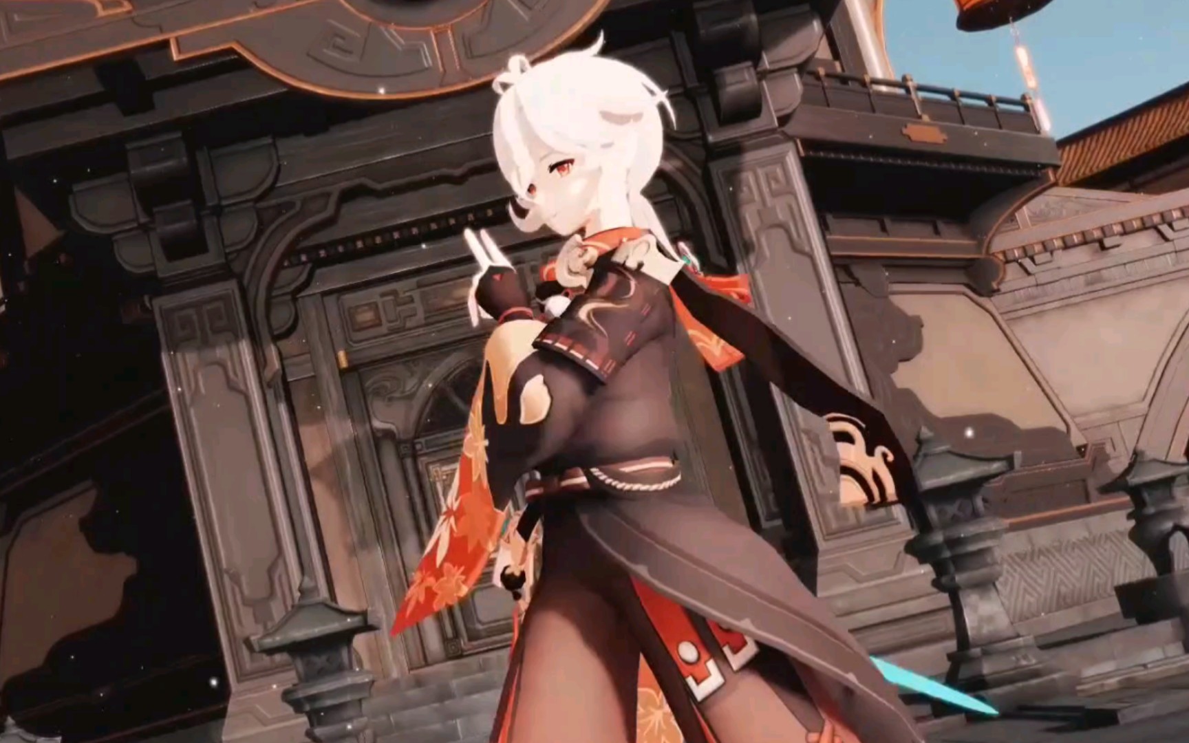 【万叶/原神MMD】万叶舞剑 - 狐言