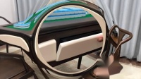 君晓天云新中式北欧简约餐桌两用麻将桌家用实木麻将机全自动马达麻...