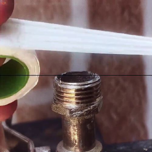 只有正确使用生料带,才会保证不漏水