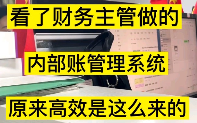 都说会计不能做两套账,财务主管自制内账管理系统,这样做内账,合法又...