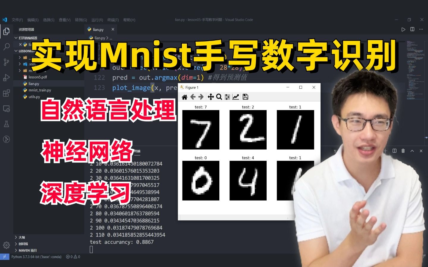 【什么是Mnist手写数字识别?】迪哥手把手教你完成Mnist手写数字识别...