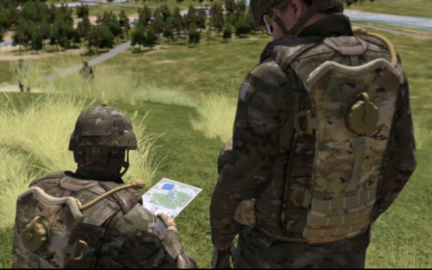 如何利用军事地图定位到地面?