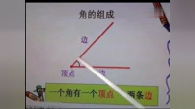 小学数学三年级认识角微课