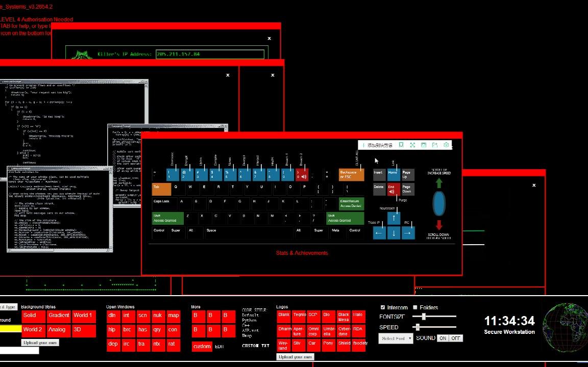 逼格很高的网站,电脑满屏黑客代码,老板看到要给我加薪