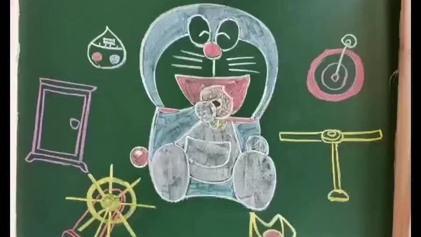 机器猫简笔画,如果你有一个机器猫,你会想要变什么