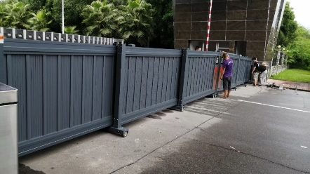 电动伸缩门,铝合金平移门直线门段滑门,滑段门,分段平移门悬浮门金盛...
