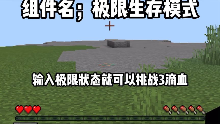 我的世界手机版极限生存模式不再是梦想,有隐藏指令哦