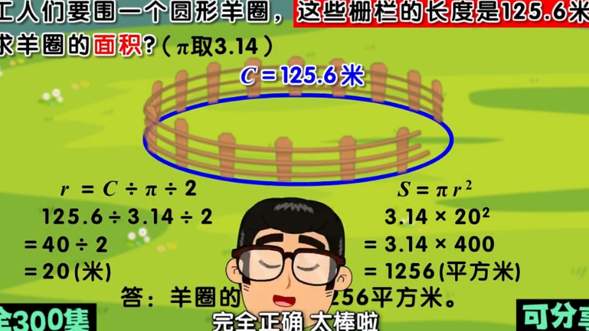 小学数学知识点—圆的面积(2)