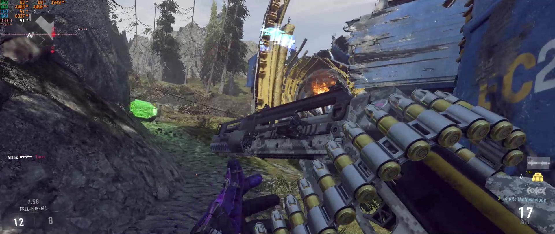 使命召唤11多人BOT DLC武器OHM