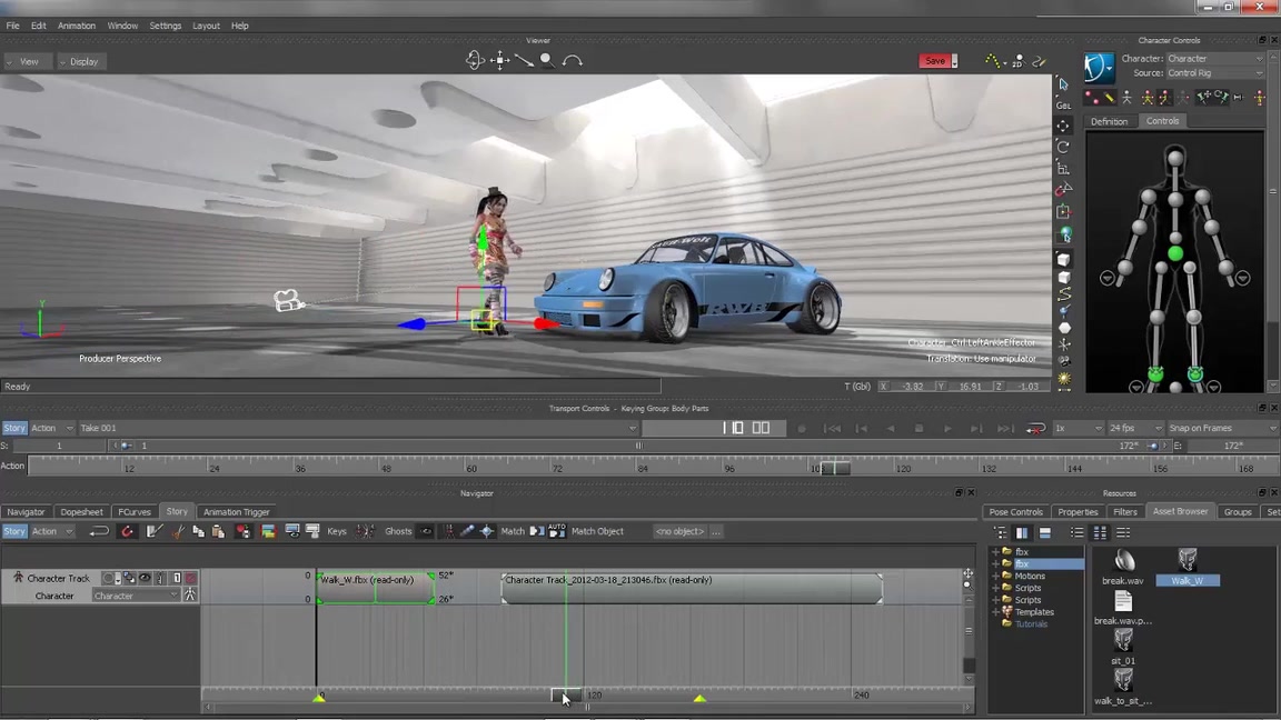 Autodesk MotionBuilder三维角色动画软件V2018.1版