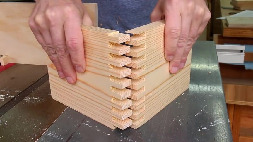 「木工」怎样制作一个简单的榫卯结构模具?工作效率提升好几倍!