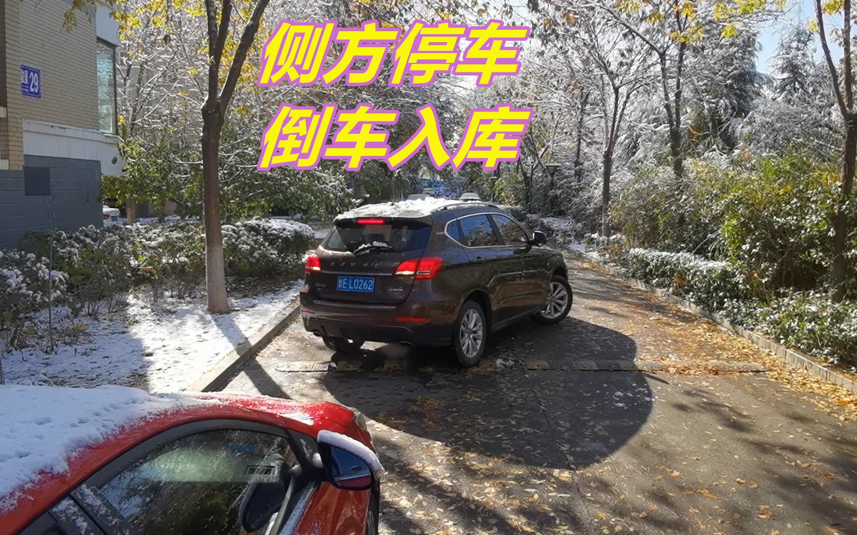 侧方停车和倒车入库演示,方法非常简单,适合新手朋友学习