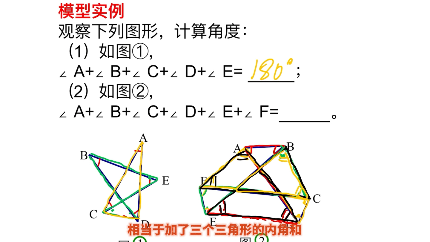 中考必会模型之八字模型