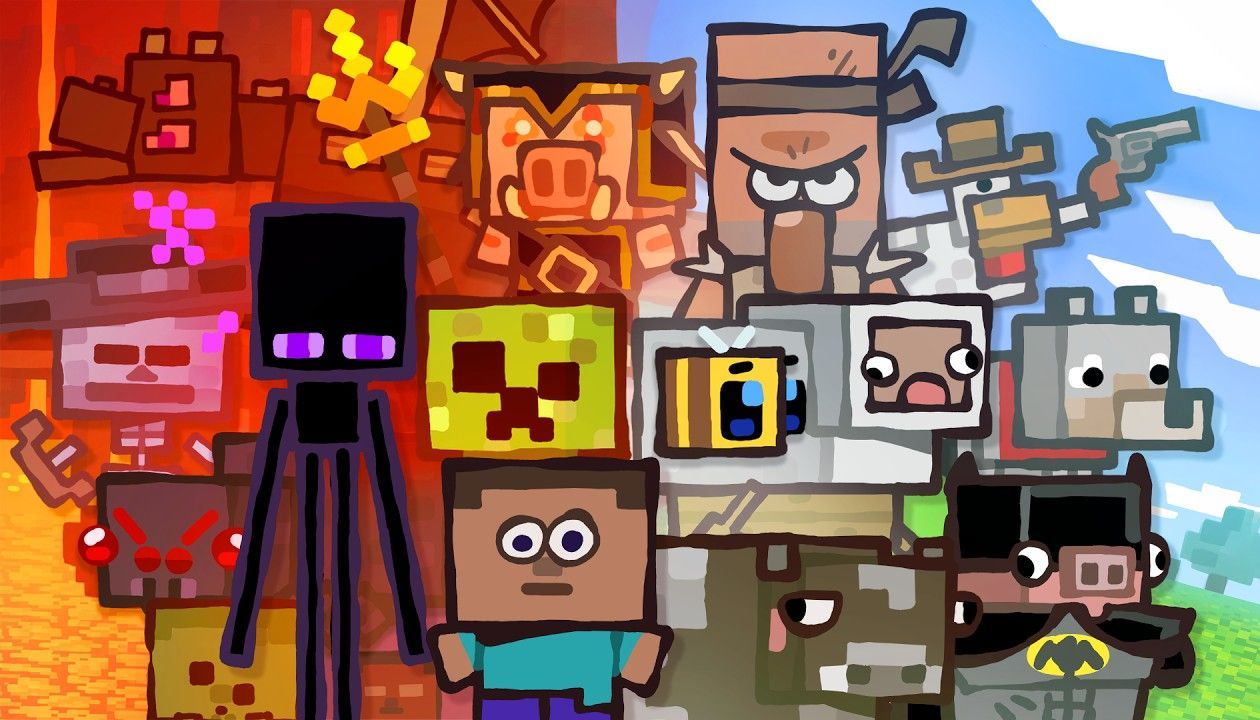 【Minecraft动画】我的世界搞笑动画(合集)_单机游戏热门视频