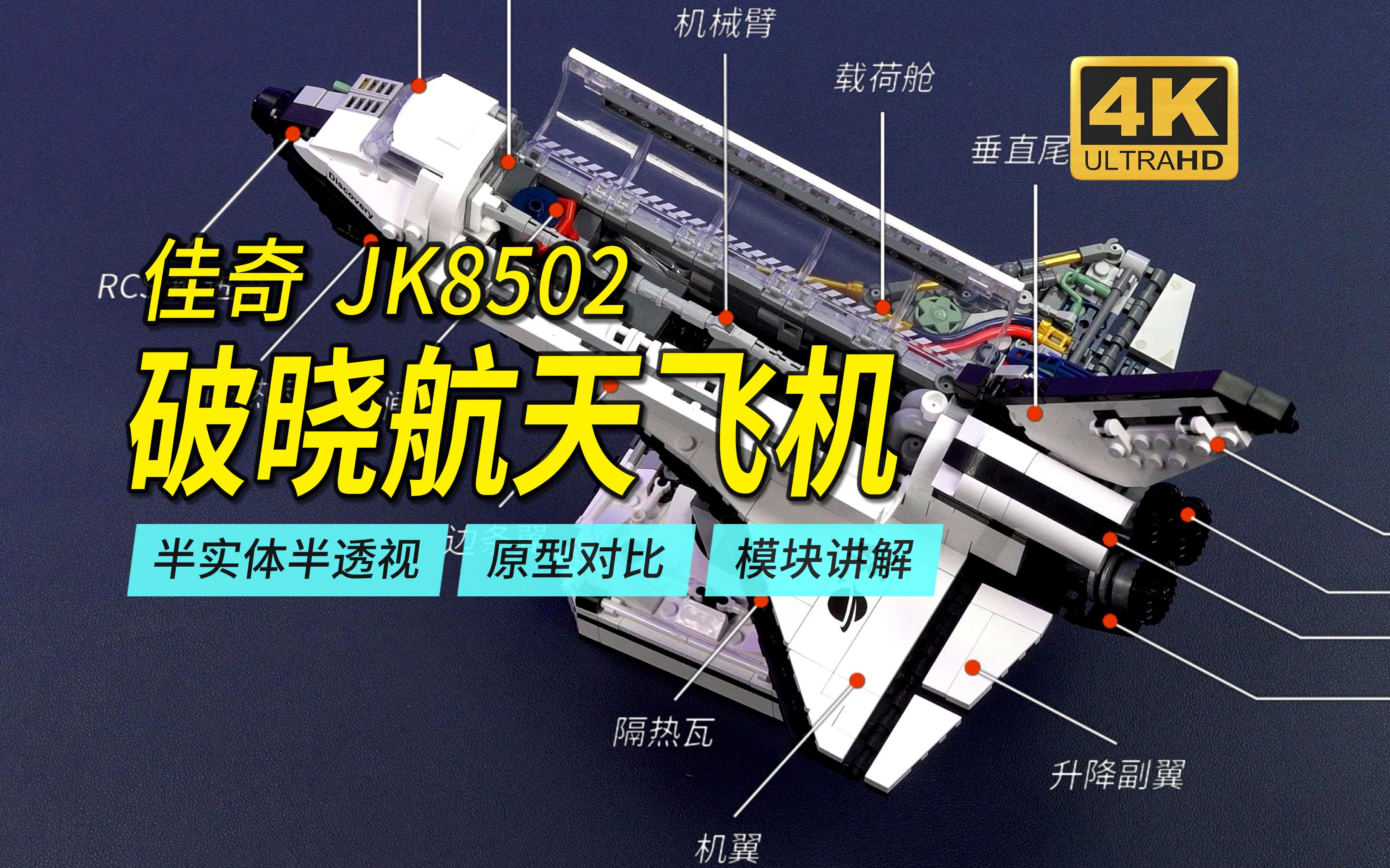 ...评测,附原型对比、乐高对比,以及各模块分析。套装编号JK8502【4K】