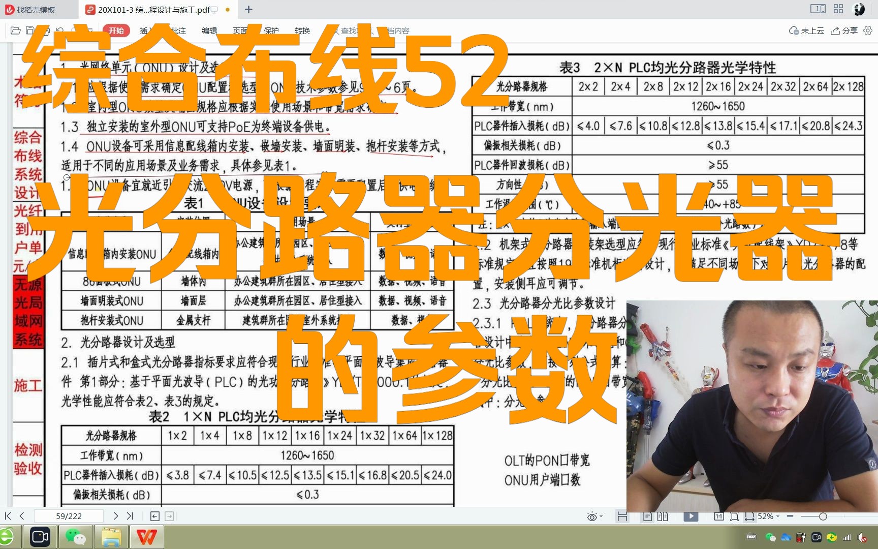 光分路器分光器的主要性能参数介绍