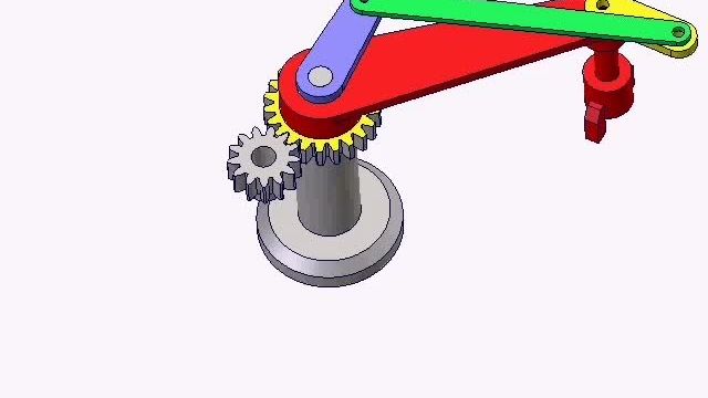 机械原理动画174#机械设备