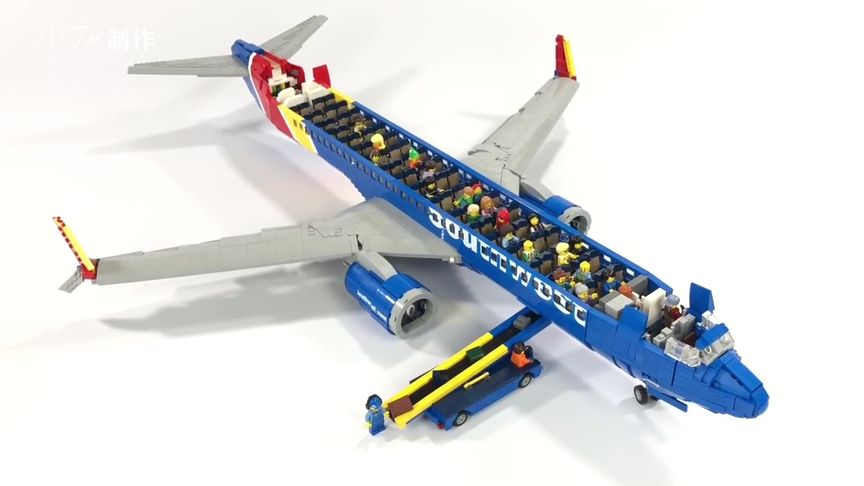 乐高之737飞机来啦,积木做的飞机