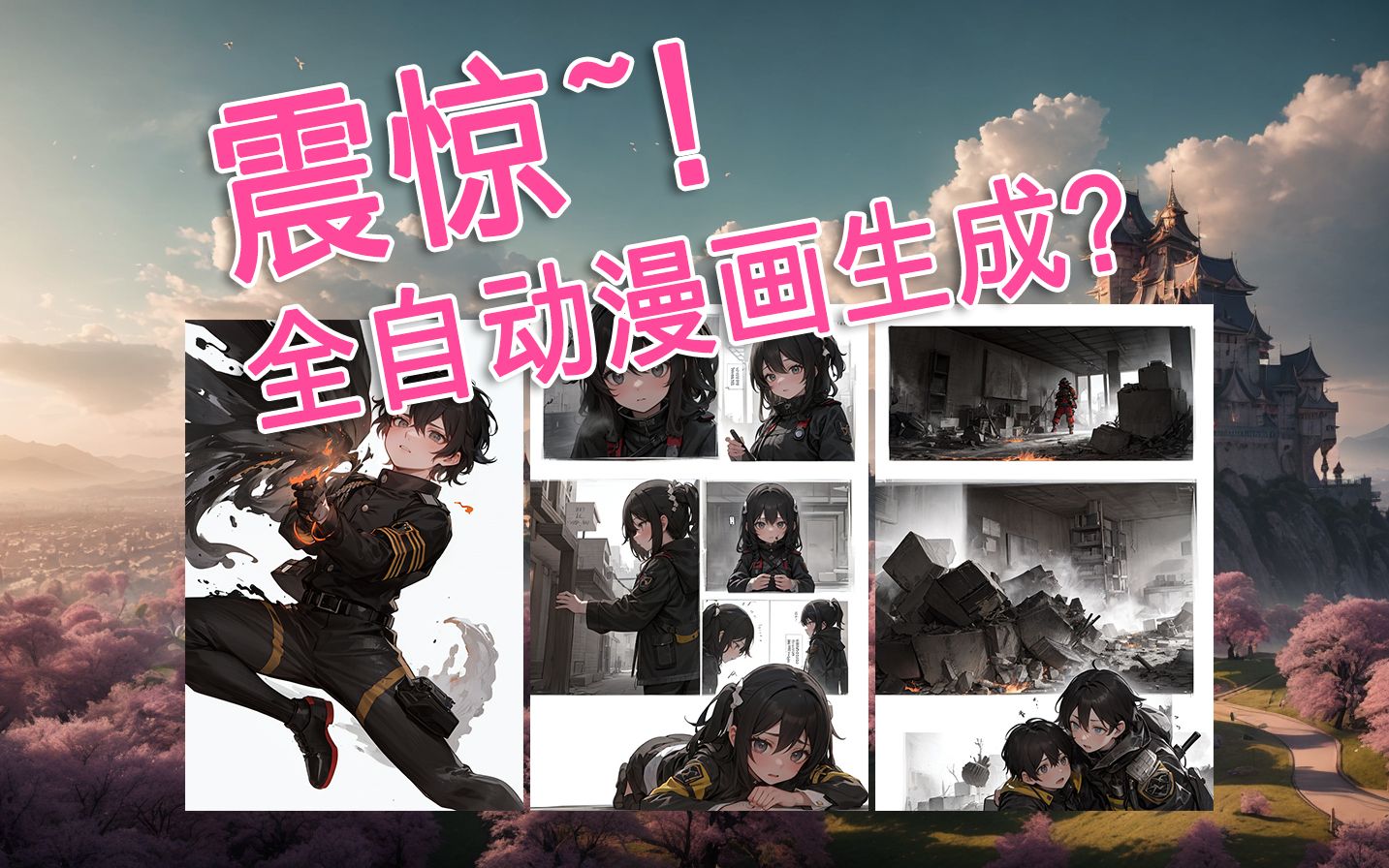 【AI漫画生成】AI全自动漫画生成脚本插件 漫画 脚本 Stable Diffusion ...