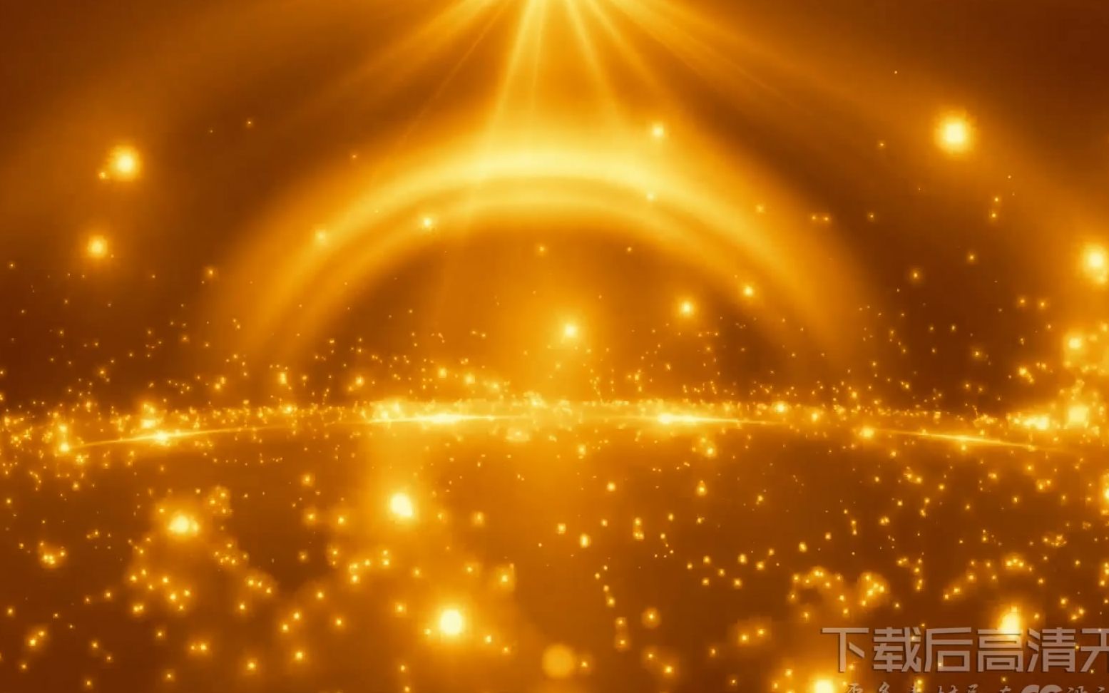 s414 震撼金色光线粒子动态背景视频素材ae模板 会声会影 视频背景 ...