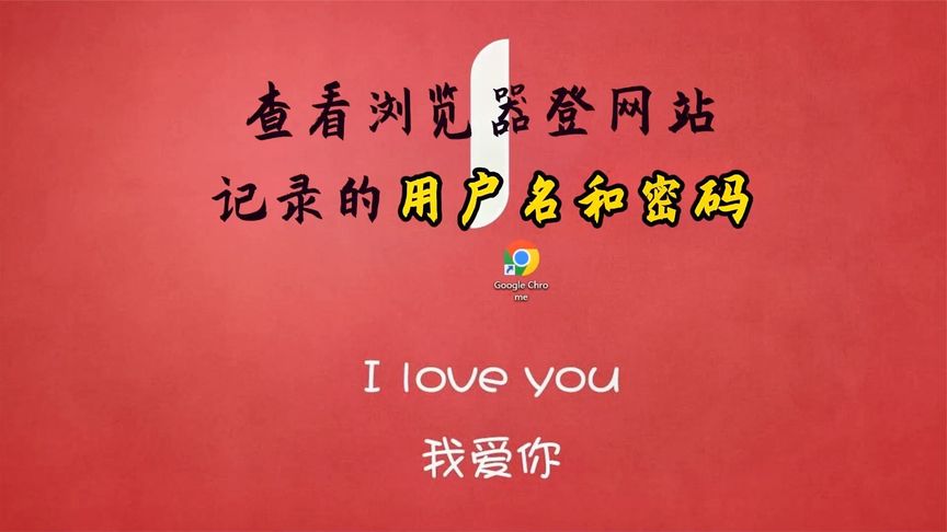 怎样查看浏览器登陆网站;记录的用户名和密码?