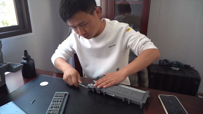 如何换更换打印机碳粉#如何更换打印机碳粉#打印机维修