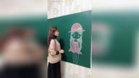 嘴简单画小女孩