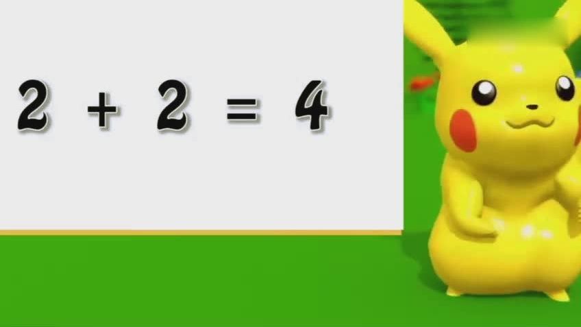 可爱的卡通动画动物教宝宝们数学